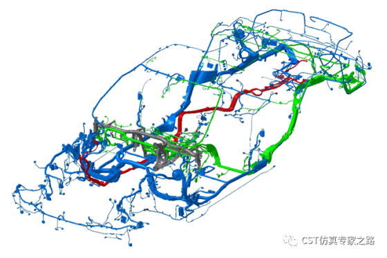 CST仿真案例：电动汽车Cable 3D建模应用案例_cst cable-CSDN博客