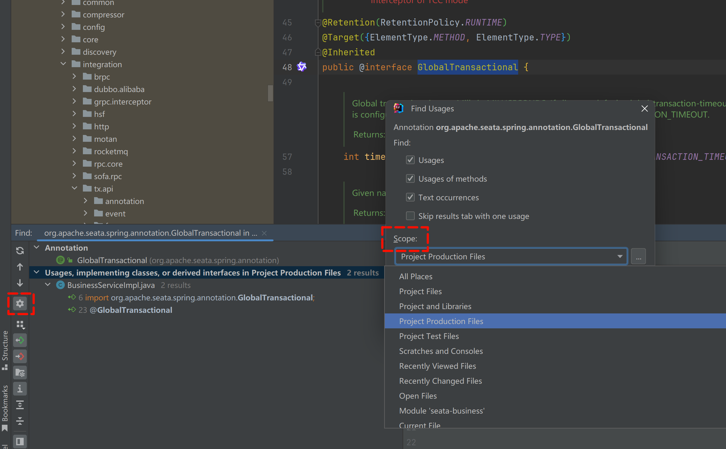 查看“源码“引用 Find Uasges失效原因——你看的是反编译的类-CSDN博客