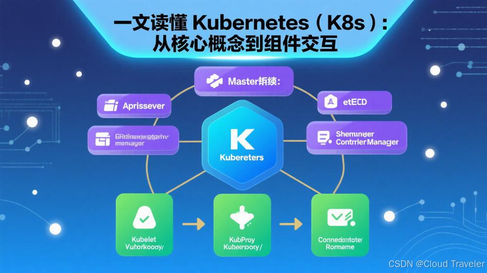 一文读懂 Kubernetes（K8s）：从核心概念到组件交互-CSDN博客