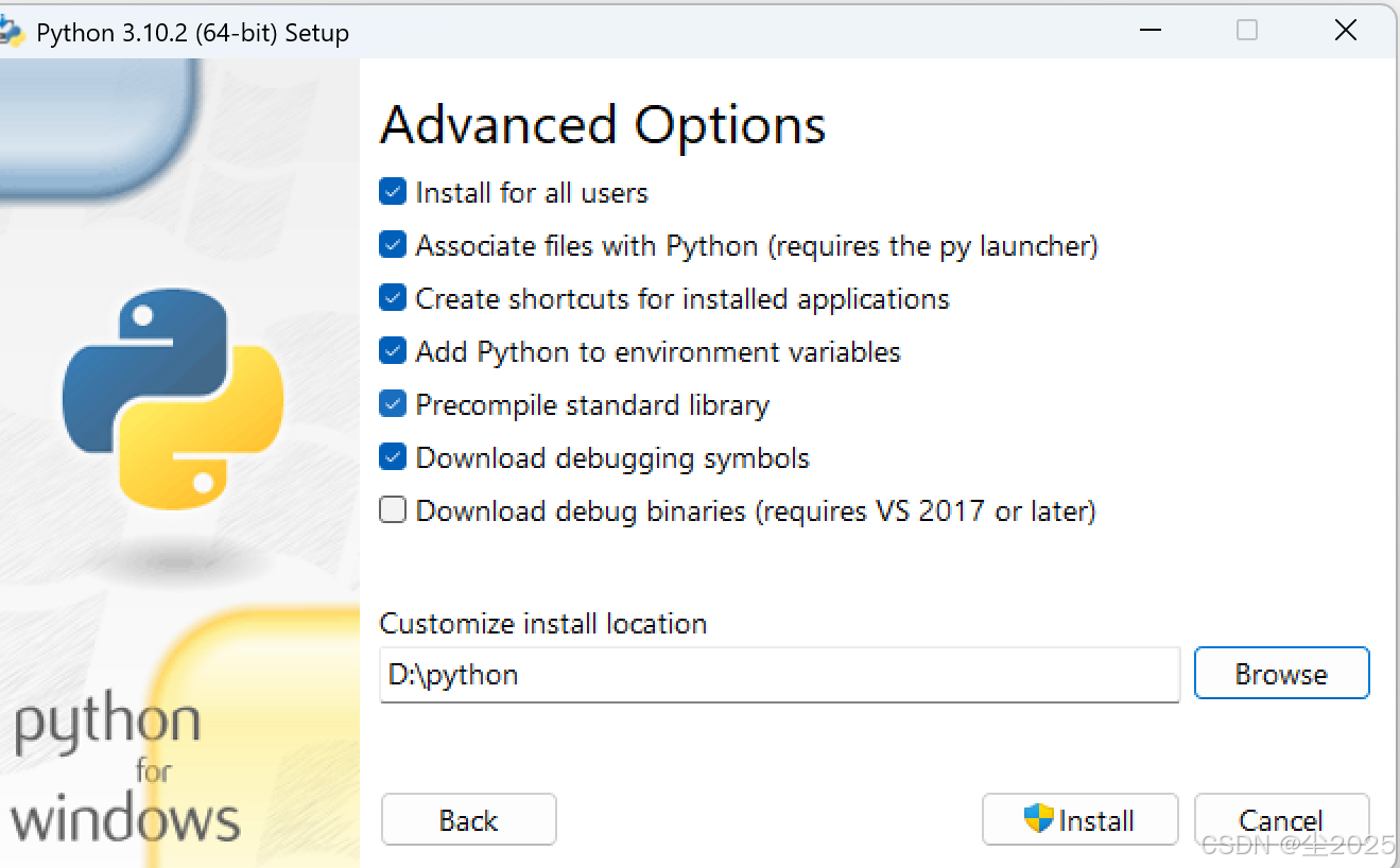 安装pythonpython 安装 Csdn Csdn博客