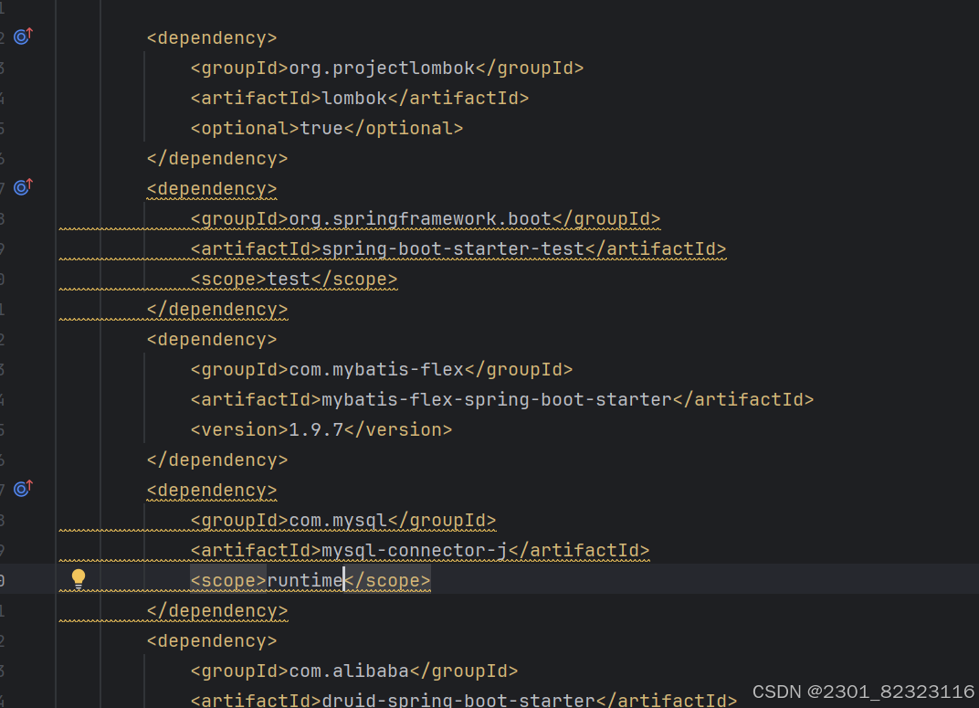 Spring boot整合MyBatis-Flex实现查询、更新、新增、删除以及分页的注解与XML方式_mybatis-flex 嵌套查询-CSDN博客