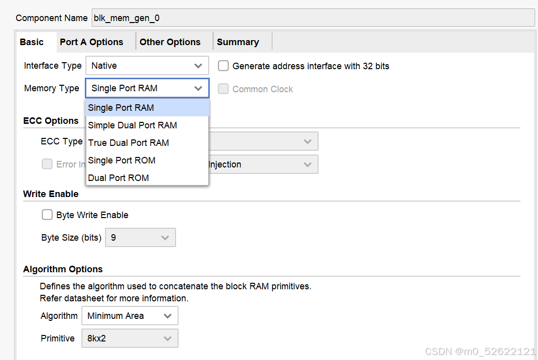 Vivado IP核调用——BRAM-CSDN博客