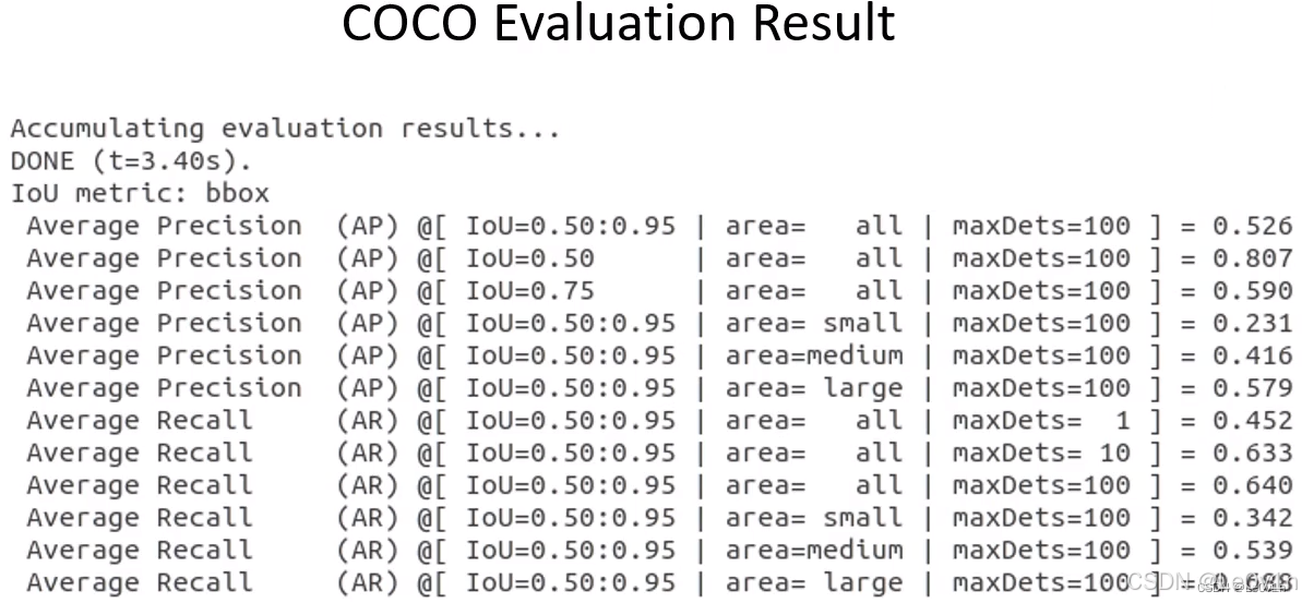 目标检测评价指标说明（MS COCO、Metrics、AP、mAP、AR、IoU、置信度、Confidence、TP、FP、TN、FN、pycocotools）_ms coco dataset ...