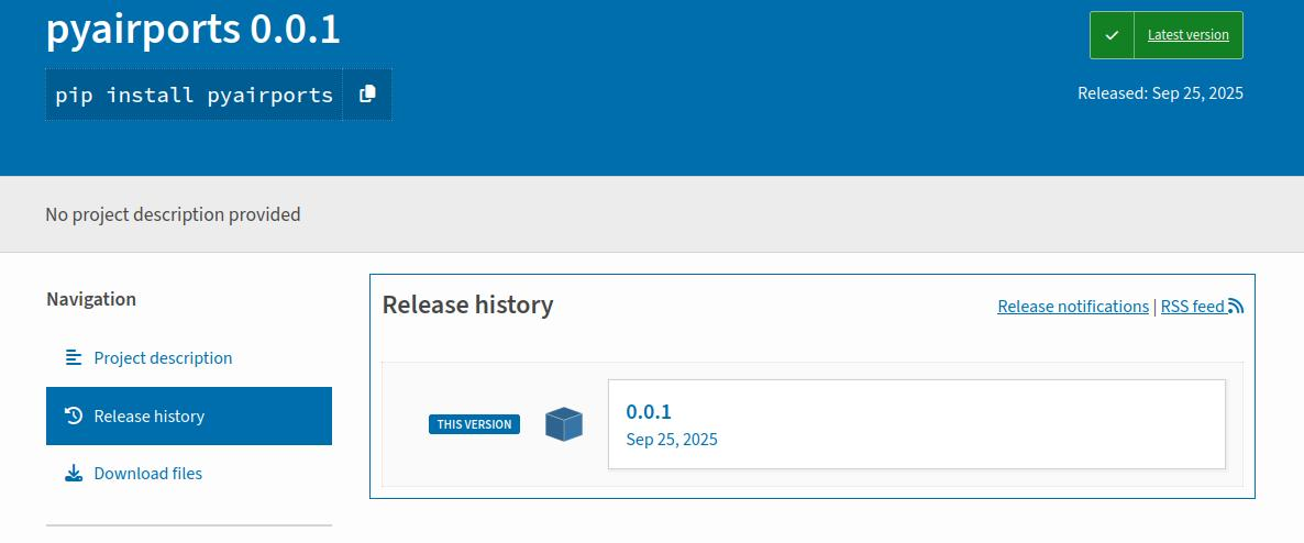 ModuleNotFoundError: No module named ‘pyairports‘_modulenotfounderror: no module named ...