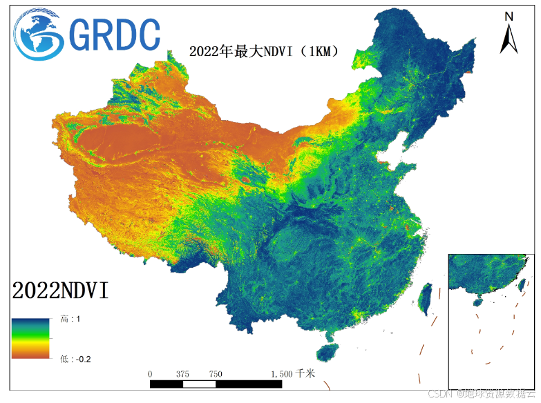 1982-2024年最大NDVI数据集（1km）_1982年遥感-CSDN博客