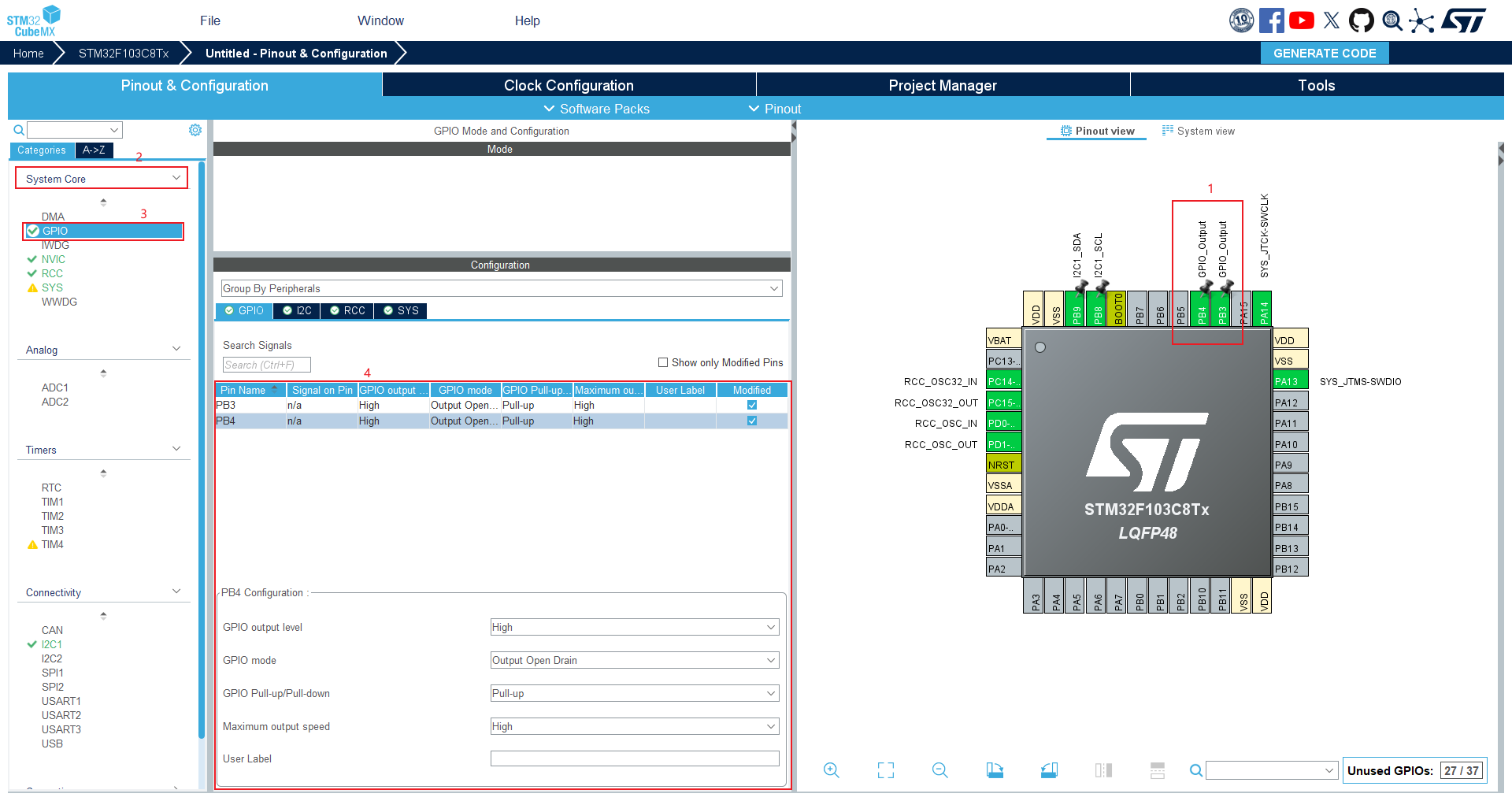 HAL STM32F103 软件I2C读写MPU6050（附DMP库移植）_iic通过软件模拟读取stm32数据 mpu6050-CSDN博客