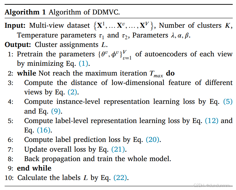 论文阅读：Deep multi-view clustering with diverse and discriminative feature ...