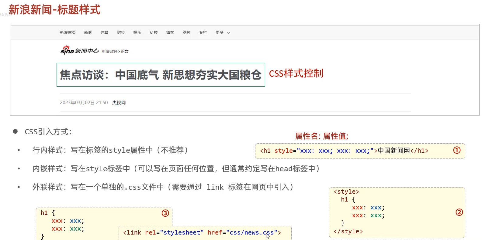 第一章 HTML、CSS-CSDN博客