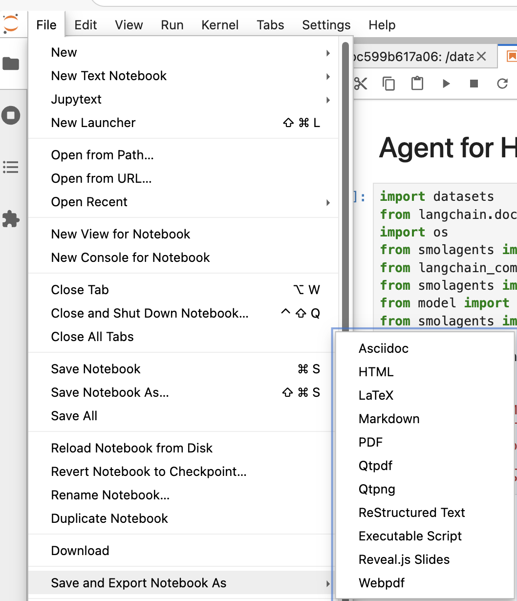 Jupyter Notebook如何导出PDF_jupyter notebook pdf-CSDN博客
