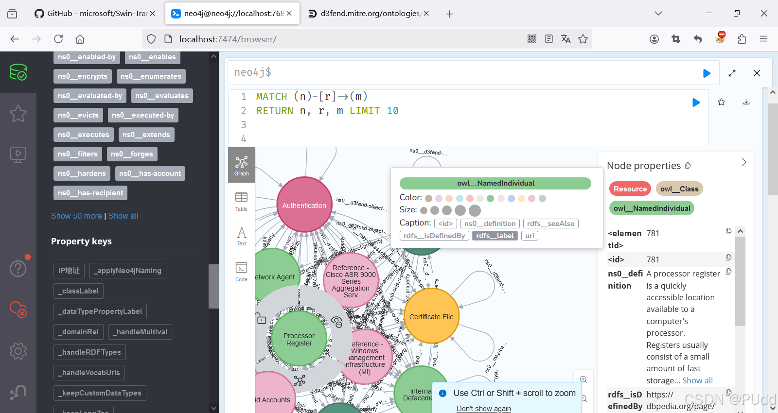 neo4j修改文字字体大小/节点显示名称_neo4j 显示节点名称与label 和 caption-CSDN博客