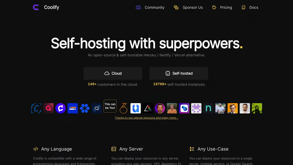Coolify：开源自托管的Heroku/Netlify/Vercel替代方案-CSDN博客