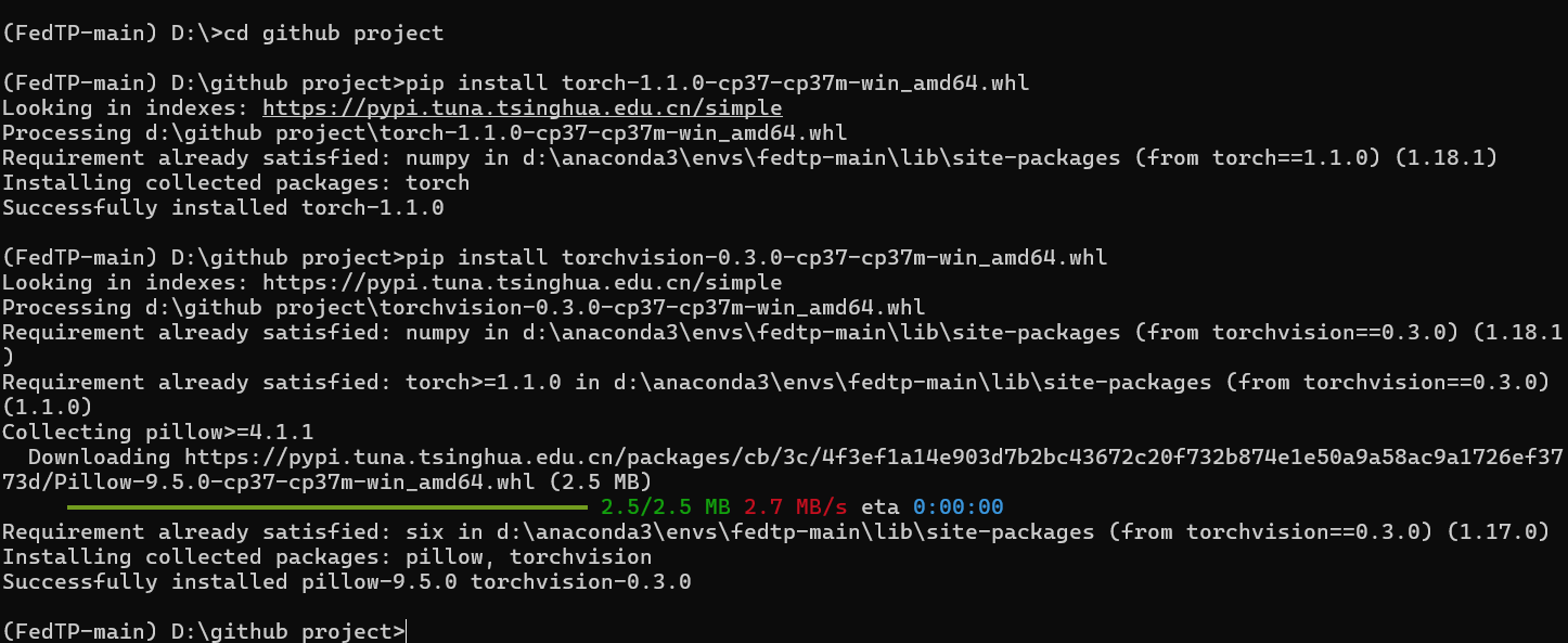 关于anaconda搭建深度学习环境时 No matching distribution found for torch（torch版本过旧 ...