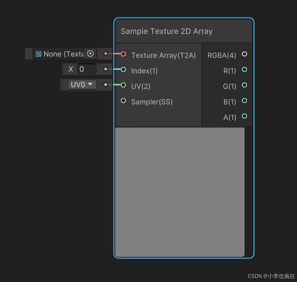 ShaderGraph节点解析(六十三):采样 2D 纹理数组节点（Sample Texture 2D Array Node）详解_sampletexture2dbicubic-CSDN博客