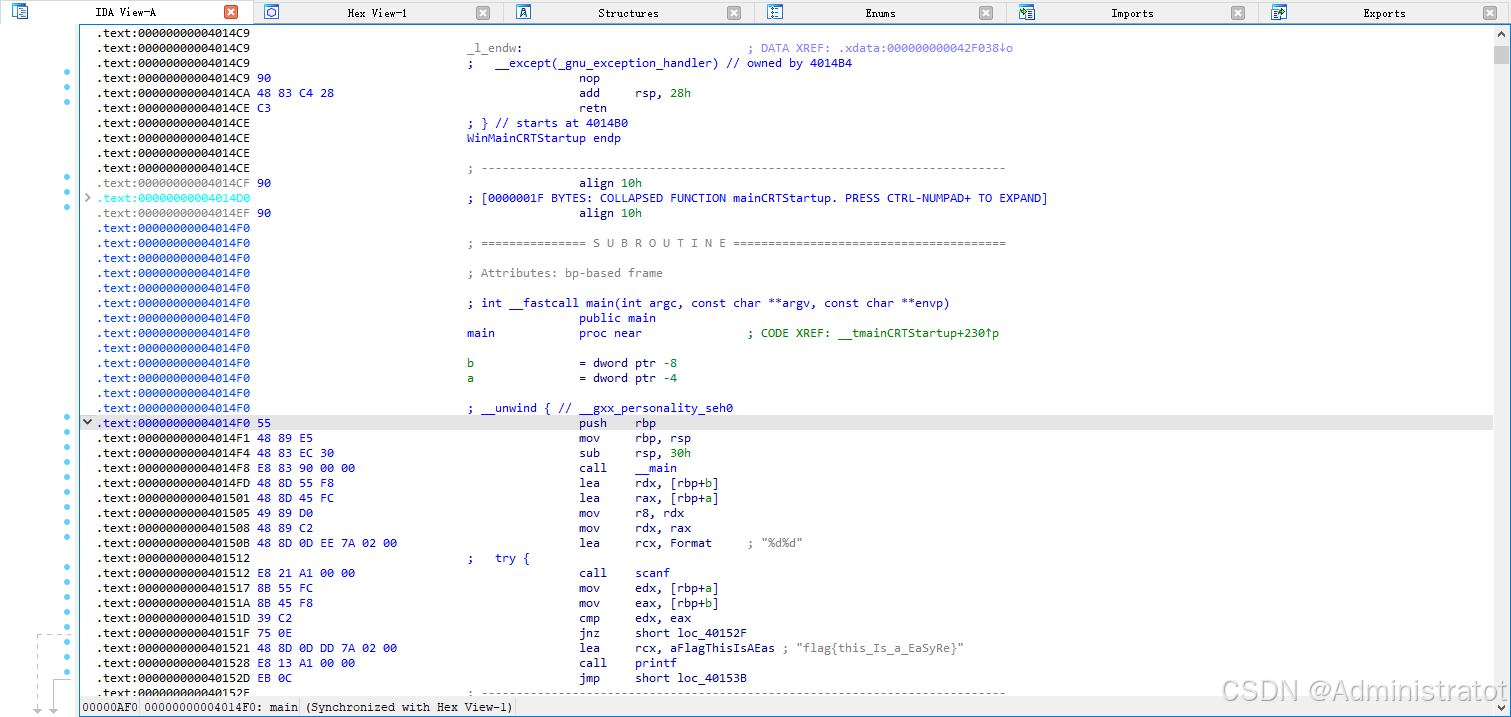 IDA详细使用 笔记（Win 10系统）_ida下导出函数如何看pseudocode视图-CSDN博客