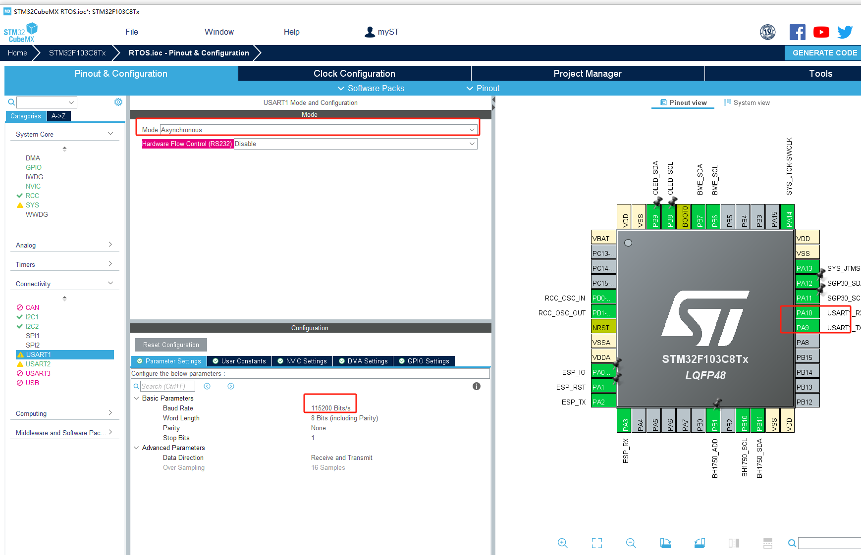 【STM32 FreeRTOS Cubemx 应用记录1】FreeRTOS的基础搭建_cubemx配置freertos-CSDN博客