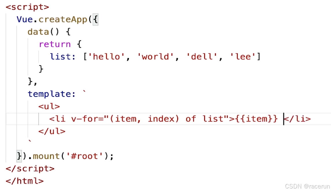 Vue v-for-CSDN博客