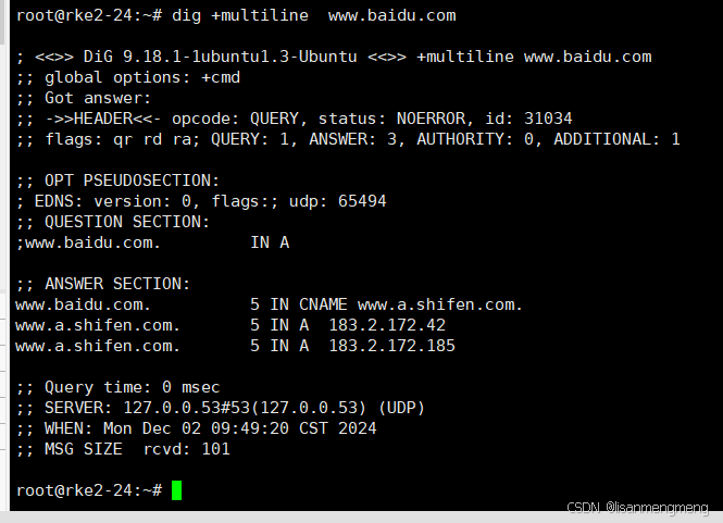 dig 命令查询（四）_time dig -x-CSDN博客