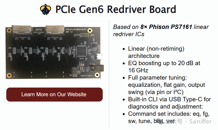 【图文介绍】PCIe 6.0 Redriver板来了！_pcie redriver-CSDN博客