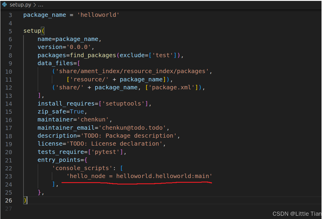 编写ROS2中第一个Helloworld节点_ros2 helloworld-CSDN博客