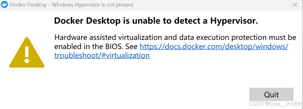 Hardware assisted virtualization and data execution protection must be ...