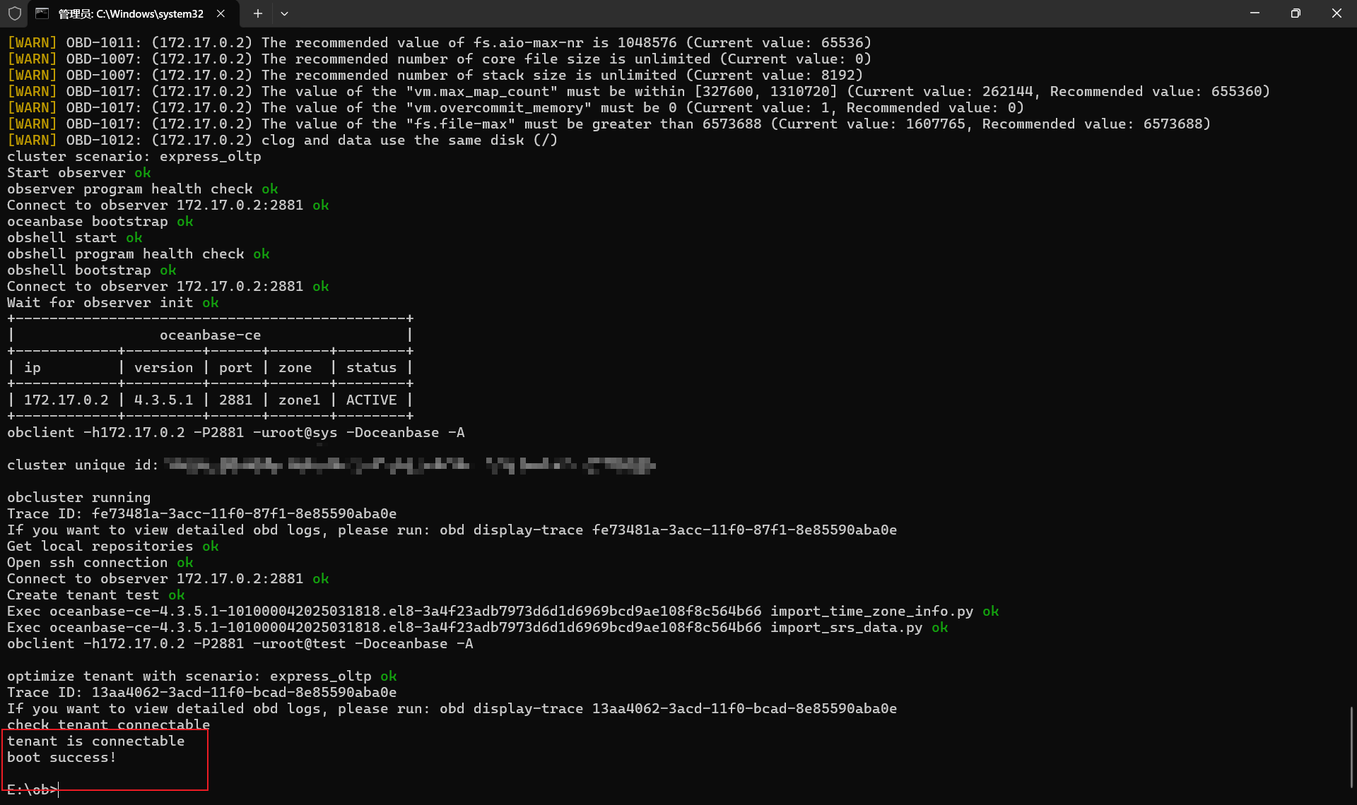 OBCA实验指导实操-实验1-Windows安装Docker版Oceanbase_windows安装oceanbase-CSDN博客