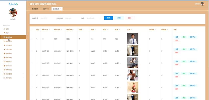 计算机毕业设计java健身房会员服务管理系统 基于java的健身房会员管理系统开发 Java驱动的健身房会员服务信息化平台 Csdn博客