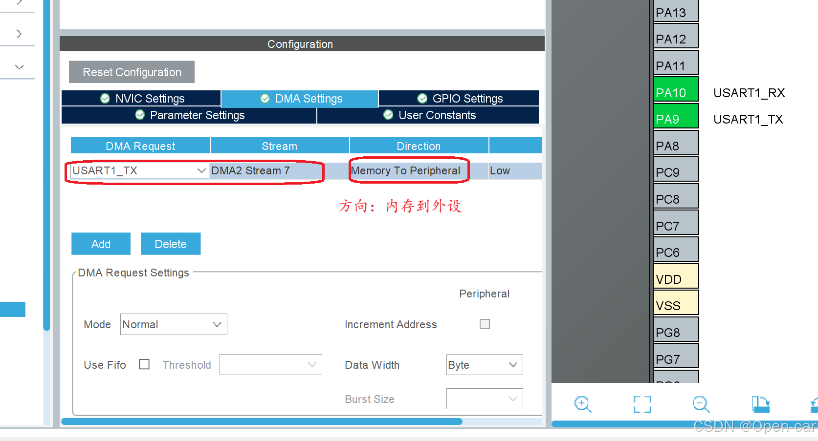 STM32 HAL库---USART：串口发送和不定长数据接收_hal库串口发送数据-CSDN博客