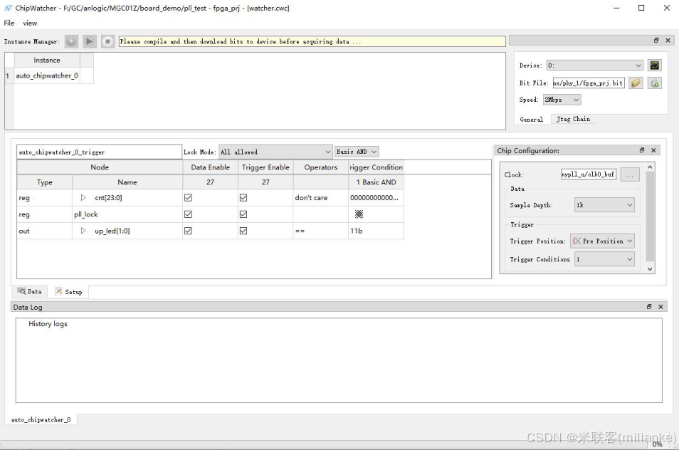 [米联客-安路-EG4D] FPGA基础篇连载-04安路TD开发工具在线调试FPGA_安路fpga-CSDN博客
