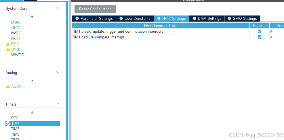 HAL库STM32G0的TIM1+DMA+多通道ADC_stm32g030 timer1 触发 adc dma-CSDN博客