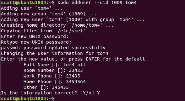 Linux常用命令22——adduser创建用户-CSDN博客