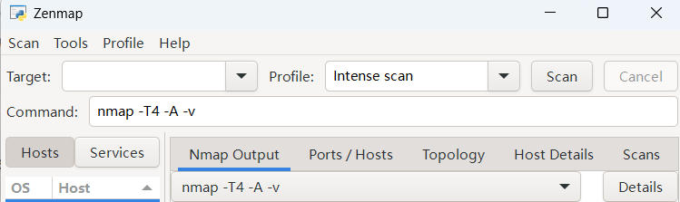 Nmap图形化工具-zenmap安装及使用教程_zenmap使用教程-CSDN博客