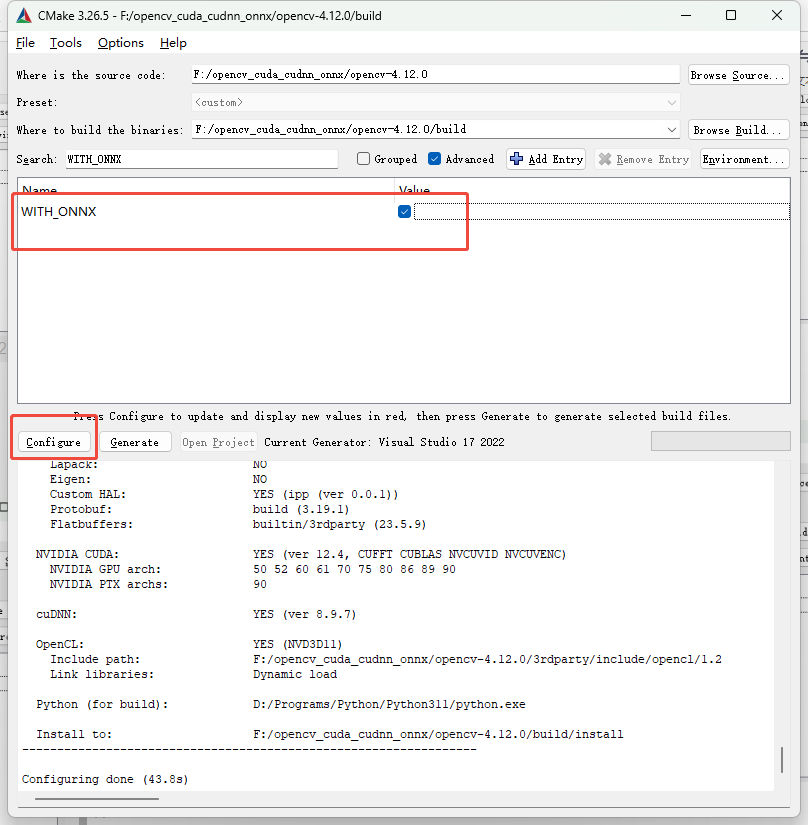 OpenCV4.12.0集成CUDA、cuDNN、Onnxruntime实现ONNX模型推理_vs2022适配的onnxruntime版本-CSDN博客