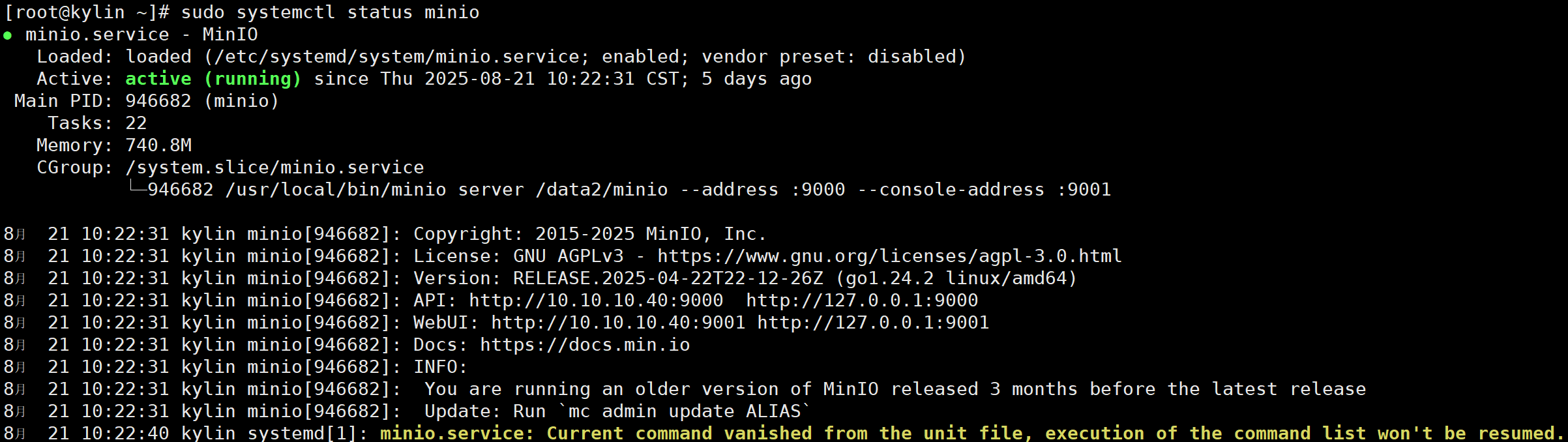 Linux - MinIO离线安装（安装包的方式安装MinIO）_linux离线安装minio-CSDN博客