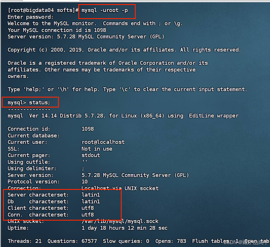 Linux中mysql修改字符集为utf 8linux下mysql设置编码位utf8 Csdn博客
