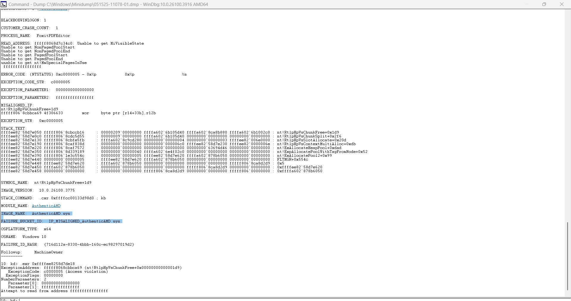 AuthenticAMD报错导致蓝屏_authenticamd.sys-CSDN博客