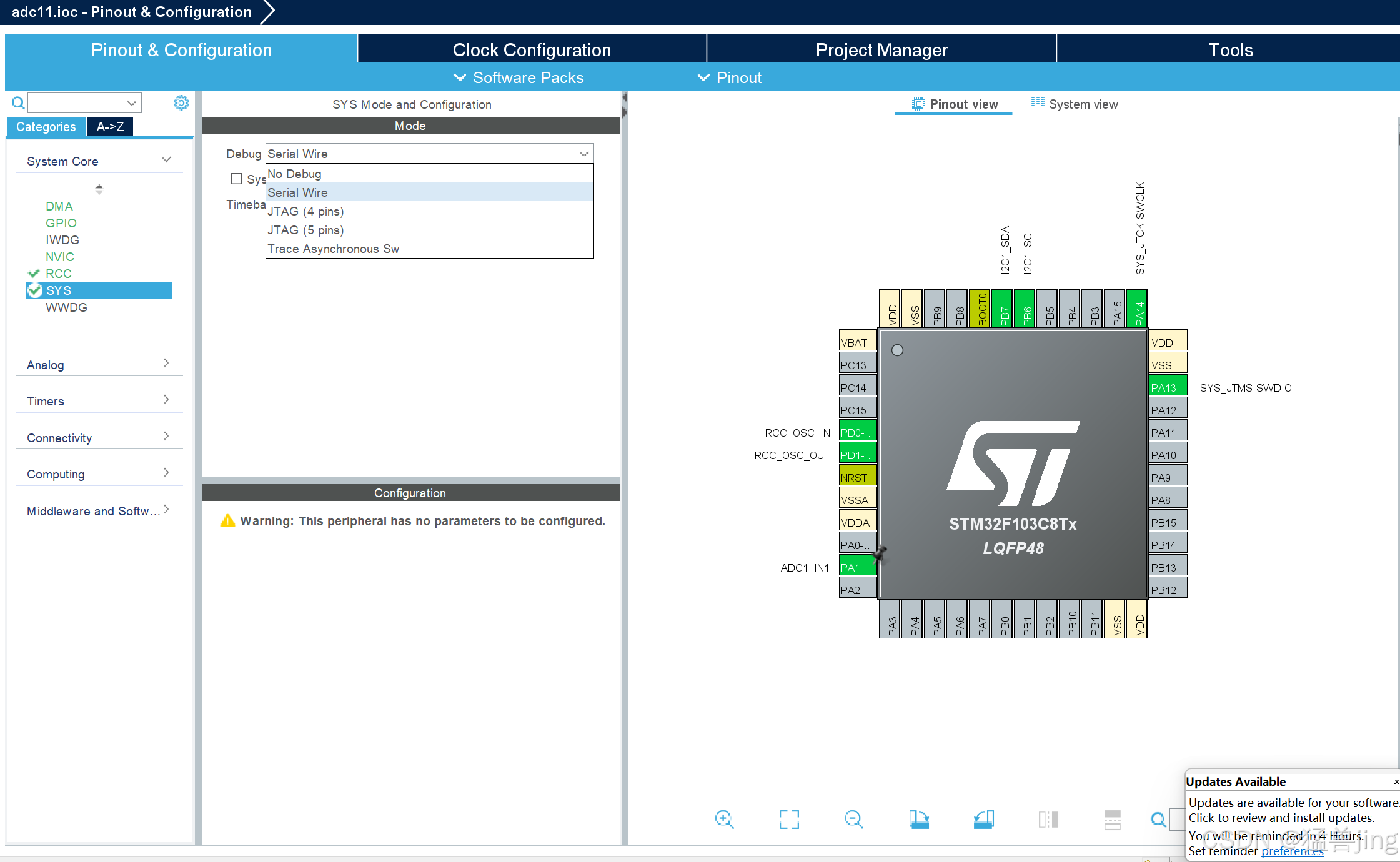 STM32CUBEMX IDE配置ADC单/多通道记录_stm32cubeide adc-CSDN博客