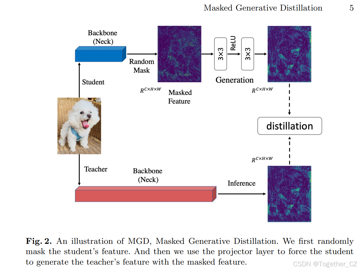 MGD：Masked Generative Distillation——掩码生成蒸馏-CSDN博客