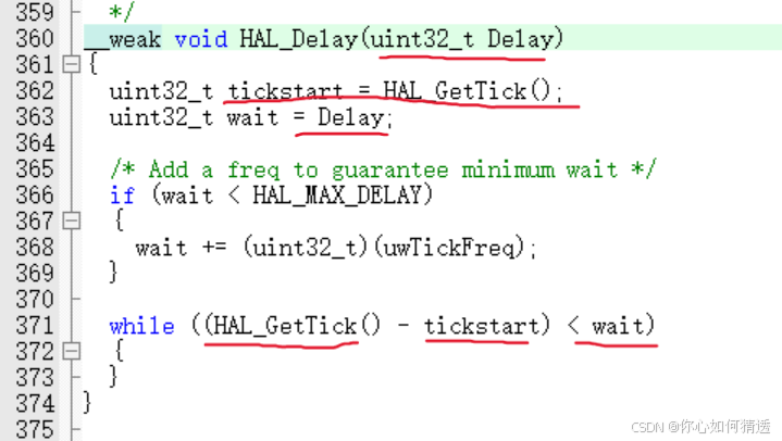 stm32HAL库HAL_Delay()函数剖析_stm32 hal delay函数-CSDN博客