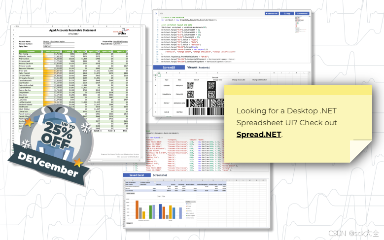 Document Solutions .NET Edition (DsExcel .NET) 8.0-CSDN博客