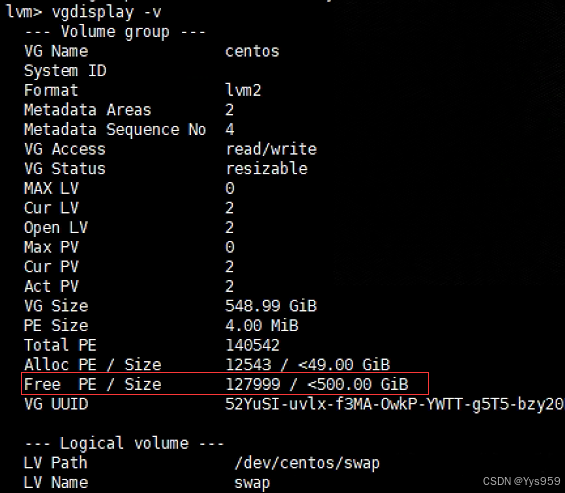 Linux扩展根目录磁盘容量_如何查看linux根目录是否可以扩容-CSDN博客