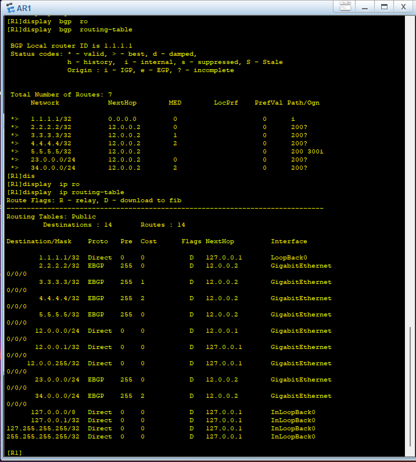 BGP基础配置实验-CSDN博客
