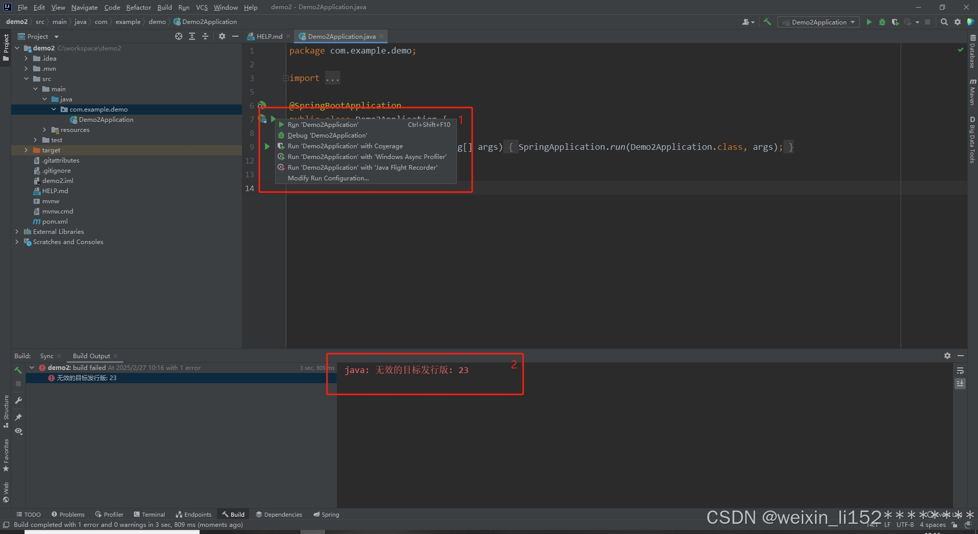 手把手教你使用IDEA创建SpringBootWeb项目，解决由于本地环境版本比较低出现的很多问题_idea修改springboot版本-CSDN博客