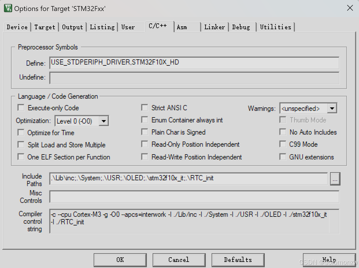 解决warning: #223-D: function “ *** “ declared implicitly.USE_STDPERIPH_DRIVER, STM32F10X_HD说明 ...