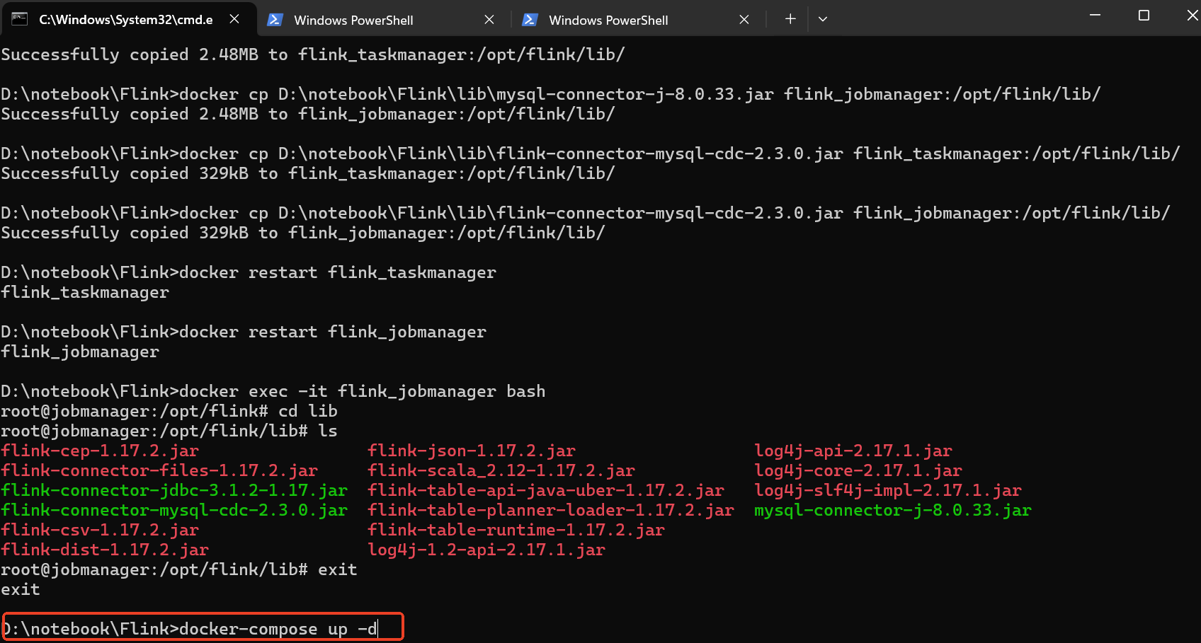 flink docker部署以及，使用 flink sql gateway, 远程调度flink进行flink sql任务执行 _docker 部署flink-CSDN博客