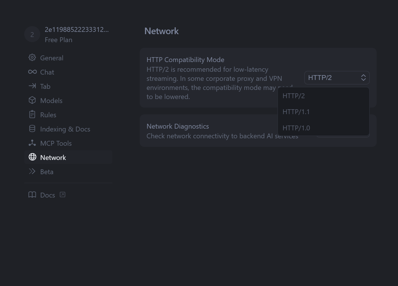 Connection failed. If the problem persists, please check your internet connection or VPN No ...