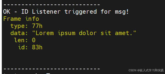 手把手教-stm32单片机基于rt-thread系统使用 TinyFrame(串行通信框架库)_tinyframe 串口-CSDN博客
