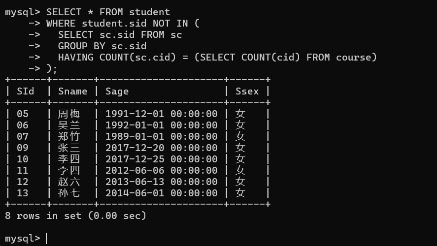 Mysql 基础练习题50道mysql基础入门练习50题 Csdn博客
