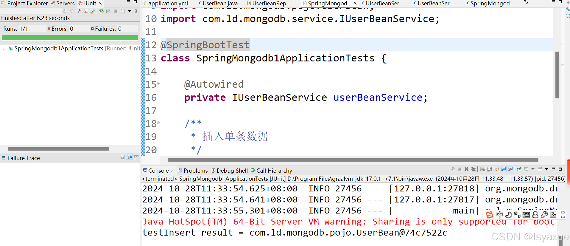 Spring Boot 集成mongodb 副本集springboot Mongodb副本集 Csdn博客