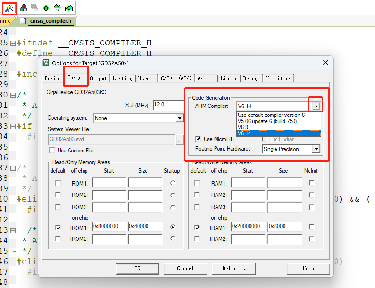ARM compiler编译器配置（自用_keil 安装时 gd32f407 armcc编译器 配置-CSDN博客