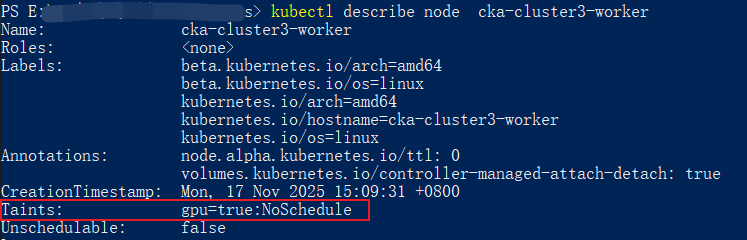 CKA冲刺40天笔记 - day14 taint, tolerations和nodeSelector-CSDN博客